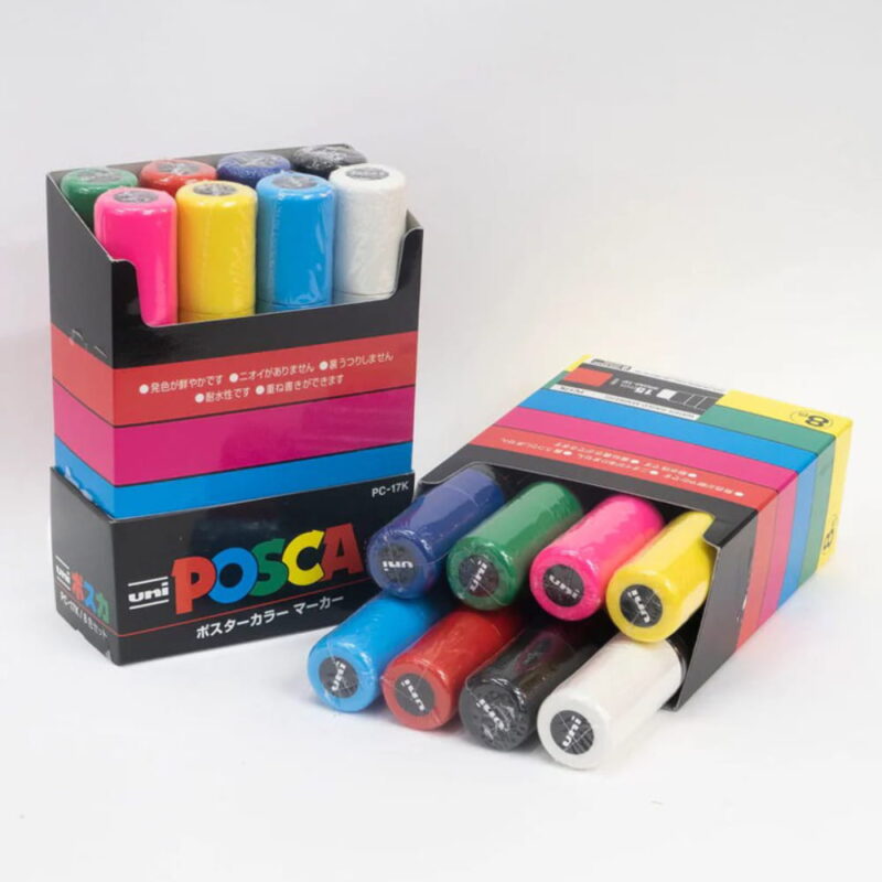 Set carioci Posca 17K - 8 culori - Colorit