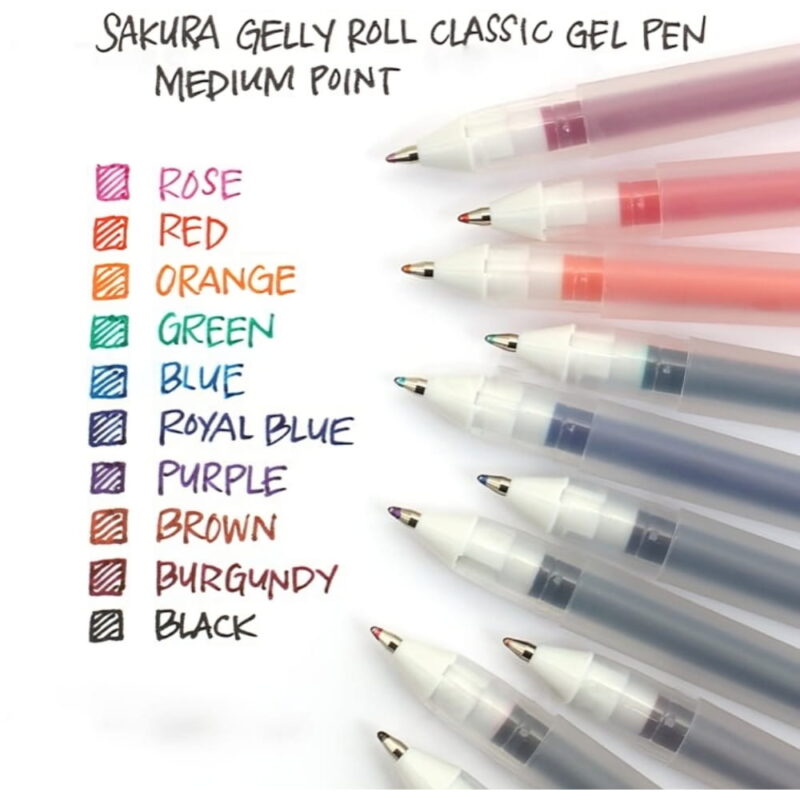 Pixuri colorate Sakura Gelly Roll Classic 08 - Colorit