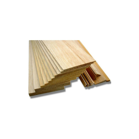 Lemn de balsa, placi 10 x 100 cm. - Colorit