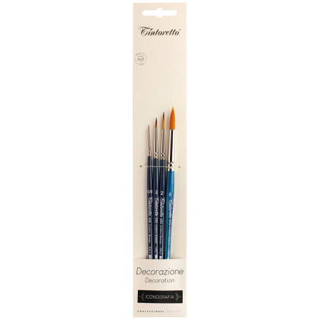 Set pensule Tintoretto Decoration blister Iconografia - Colorit